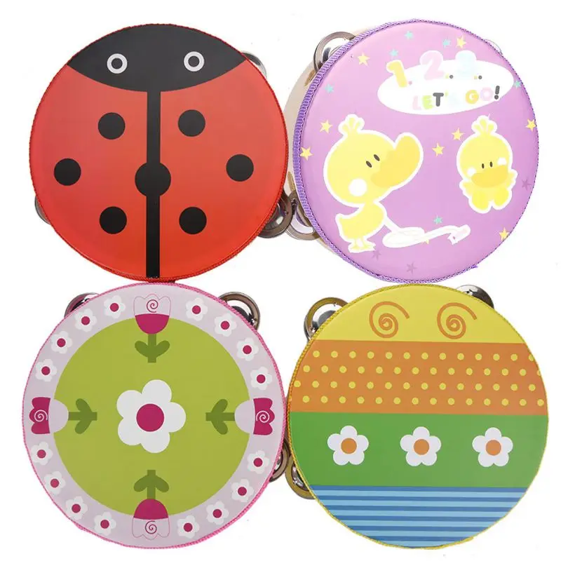 Wholesale Percussion Children's Tambourine Musical Instrument