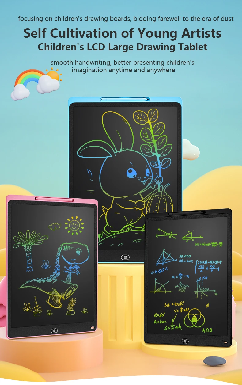 16 Inch Large Screen Graphics Drawing Tablet Doodle Board Toddler Toys ...