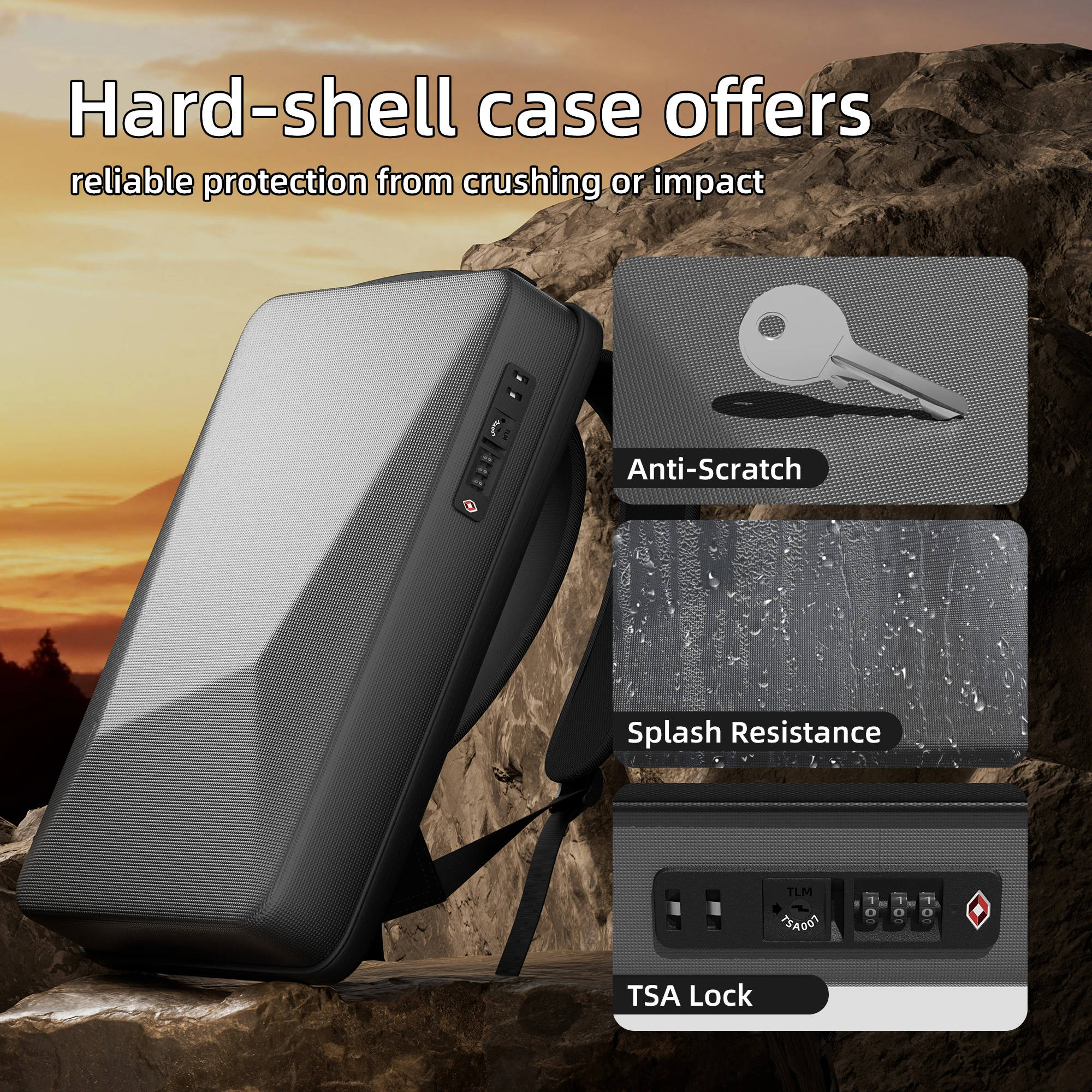 Starlink Mini Kit Outdoor Travel Bag - Anti-Theft PC Material
