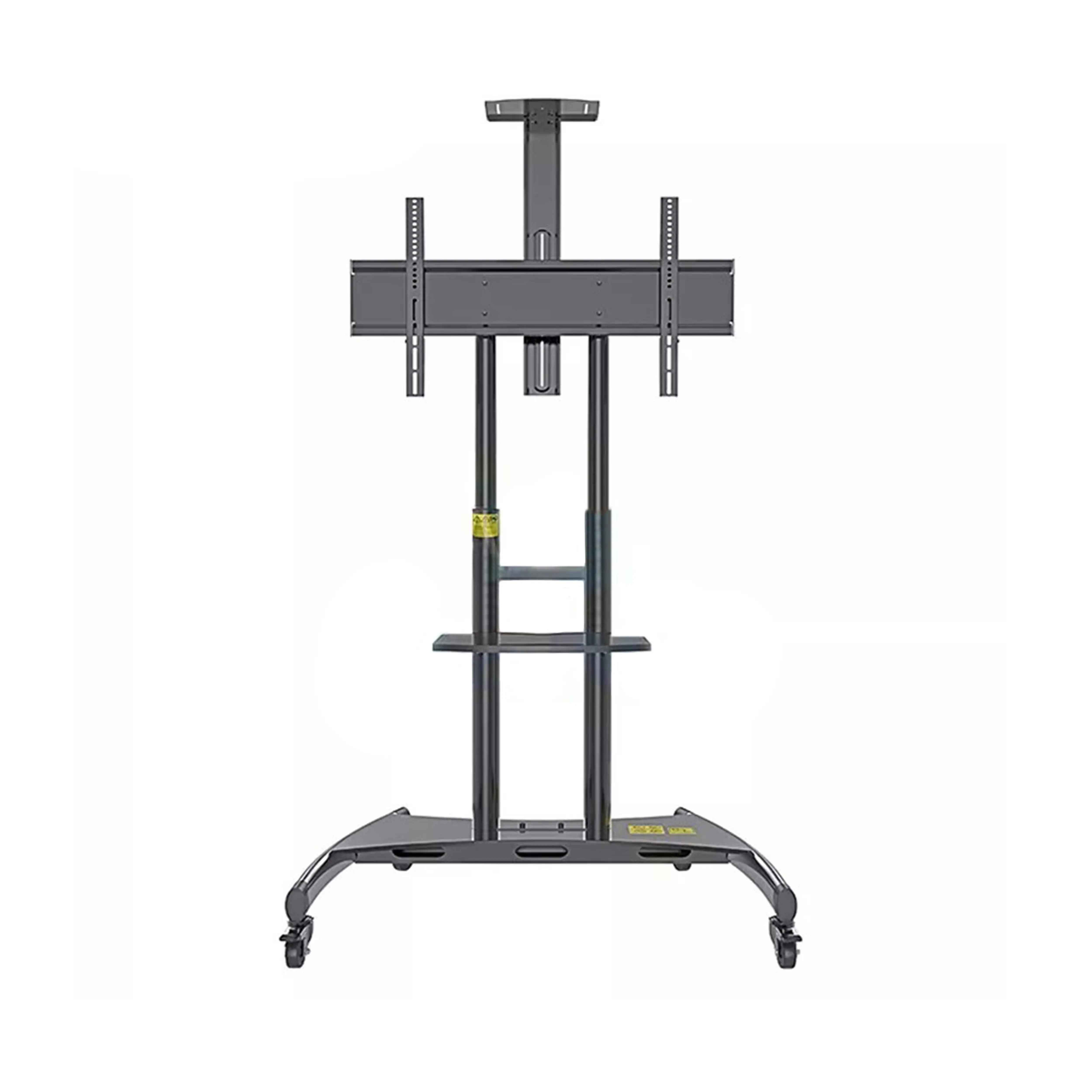 Nbjohson Aluminum Tv Rolling Display Stand 55"-120" Large Screen ...