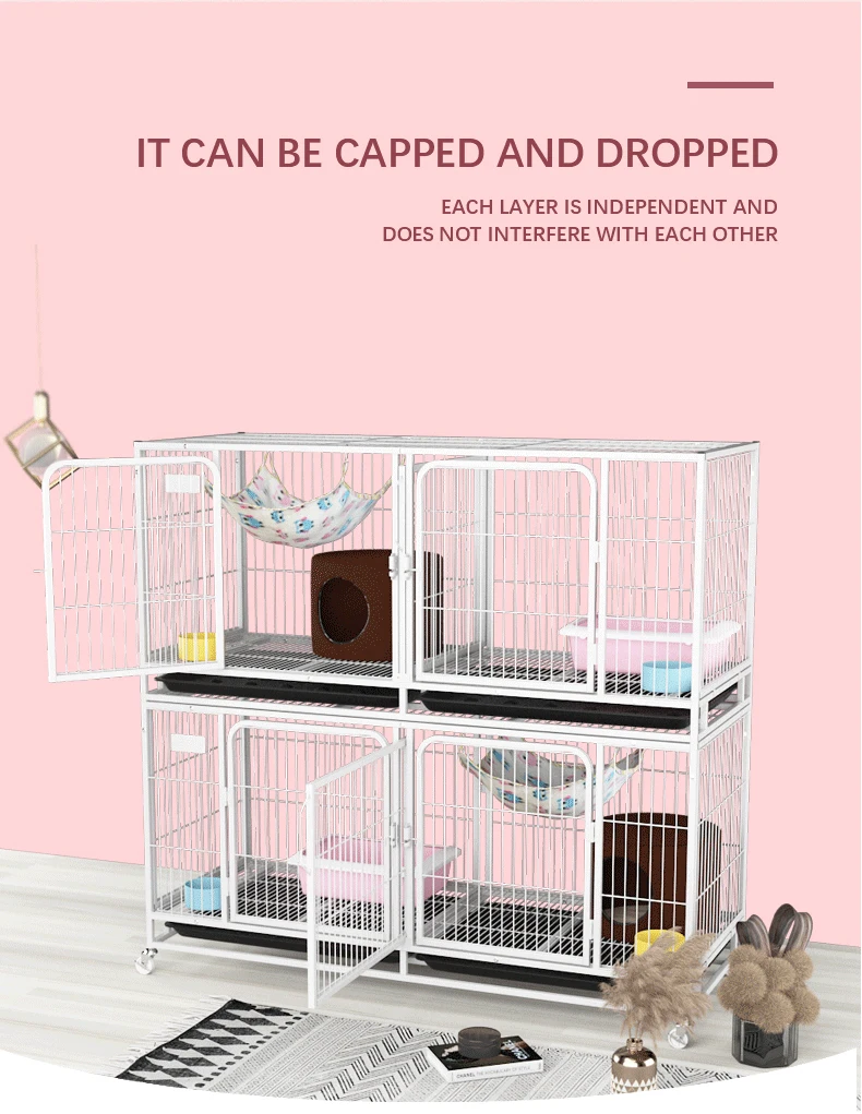 Outdoor Animal Cage - Durable Stainless Steel Pet Breeding Cage