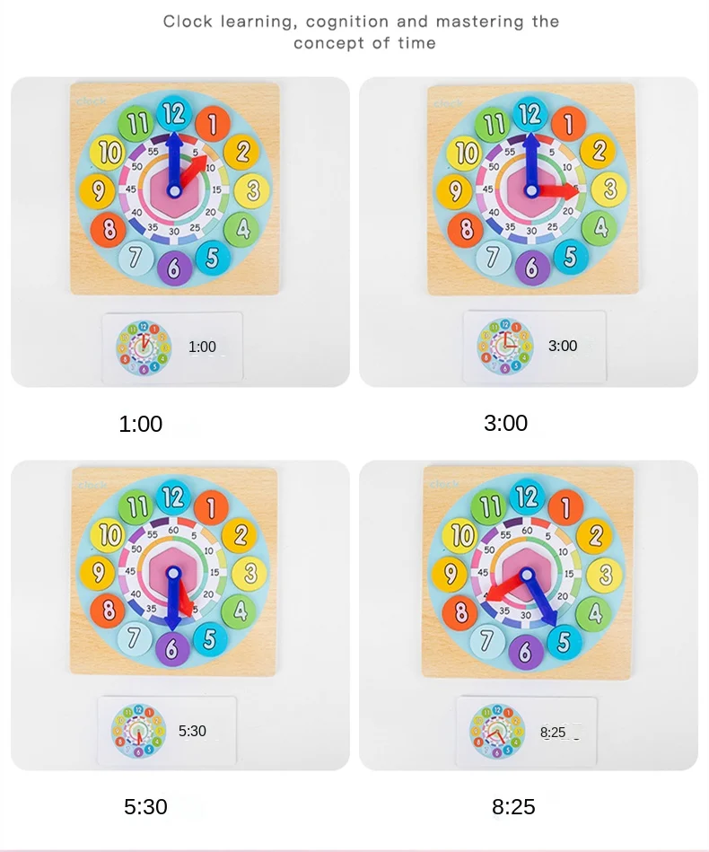 Children Wooden Two-in-one Alphanumeric Wooden Box Learning Board Kids ...