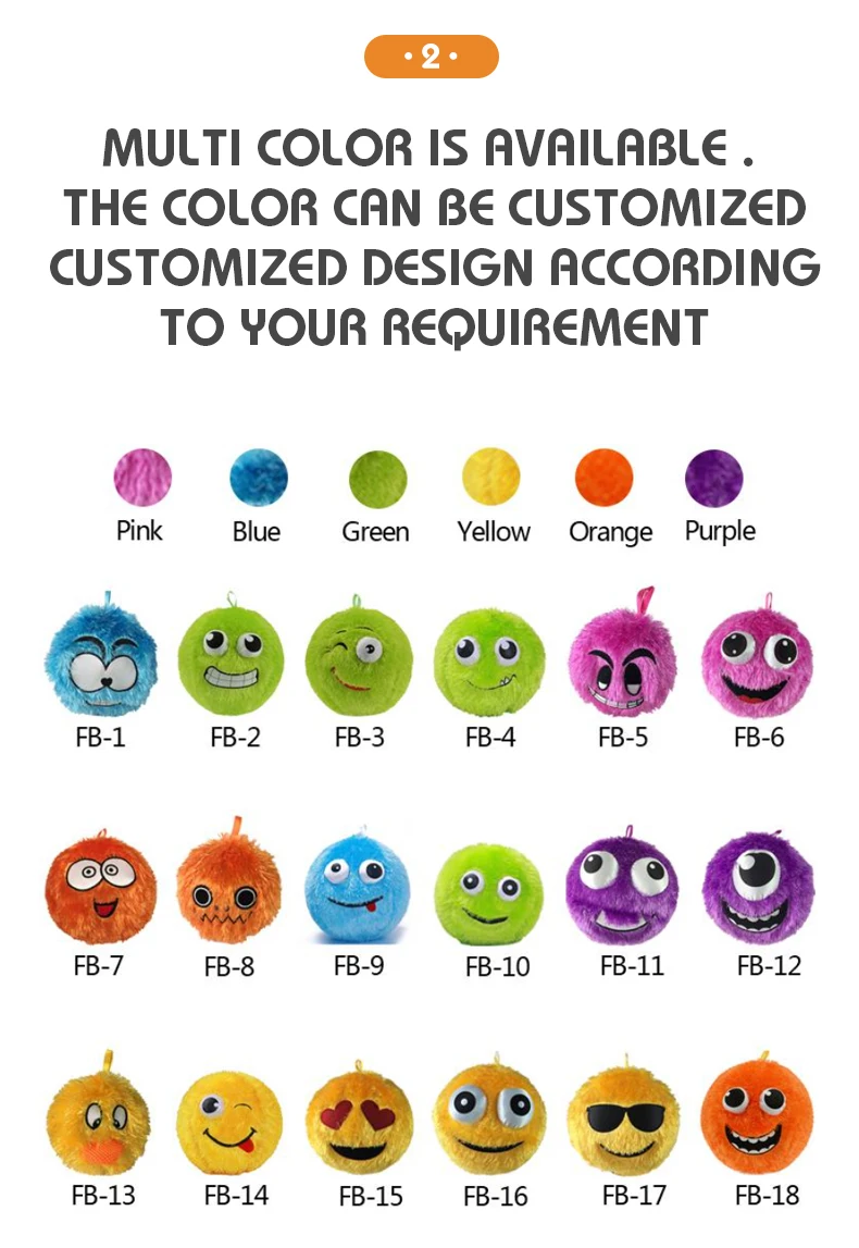 Customizable Shape Color And Design 8.5 9 Inch Inflatable Fuzzy Plush ...