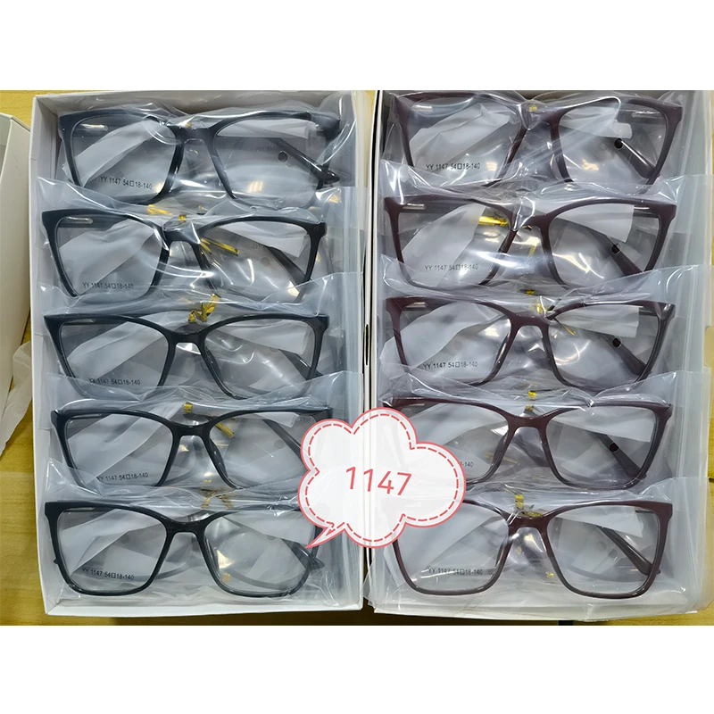 Stock Mix Random Trendy Classic Ins Popular Cat Frame Tr90+cp Custom Logo Glasses Optical Frames ...