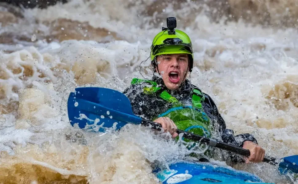 Kayak Drysuit for Men in Cold Water Kayaking Paddling Waterproof Back ...