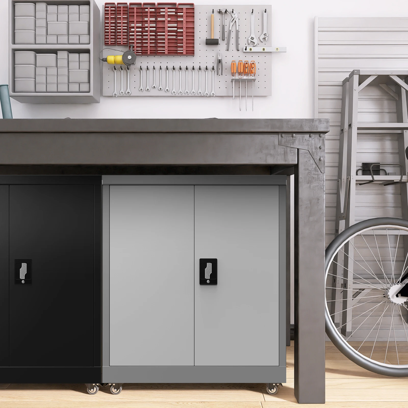 Metal Storage Cabinet - Durable & Adjustable Solutions