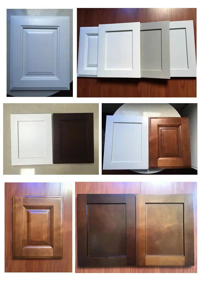 Vietnam-Made Melamine Kitchen Cabinets with MDF Carcase Acrylic Surface ...