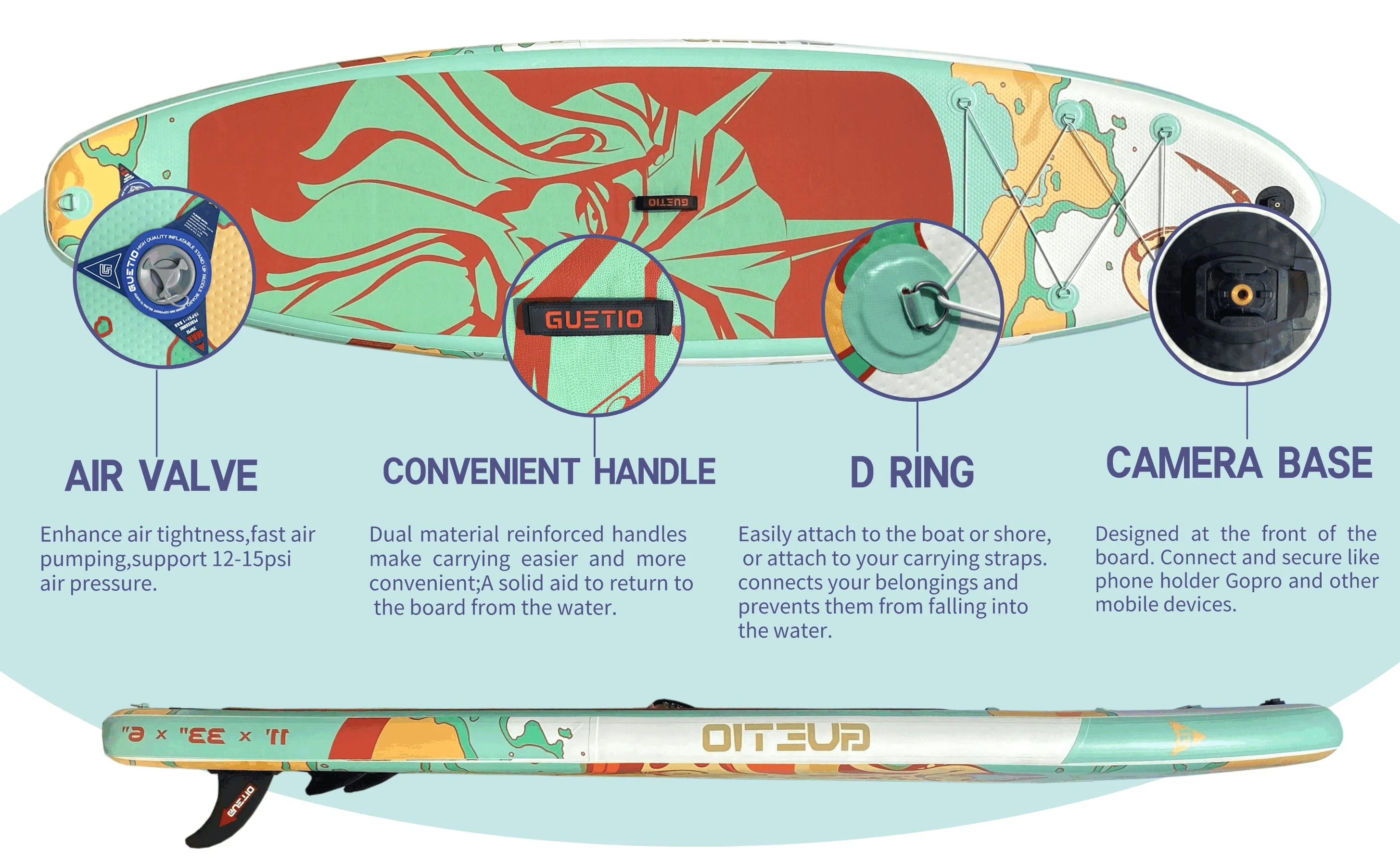 Inflatable Stand up Paddle SUP Board - Perfect for Water Sports