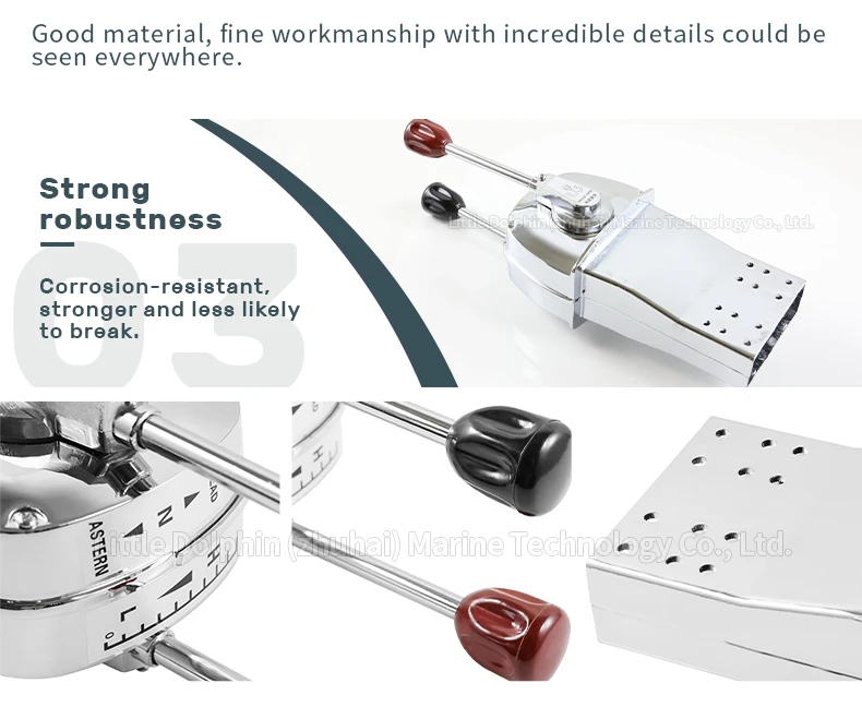 Marine Accessories Top Mount Lever Handle Throttle Control Engine Ship ...