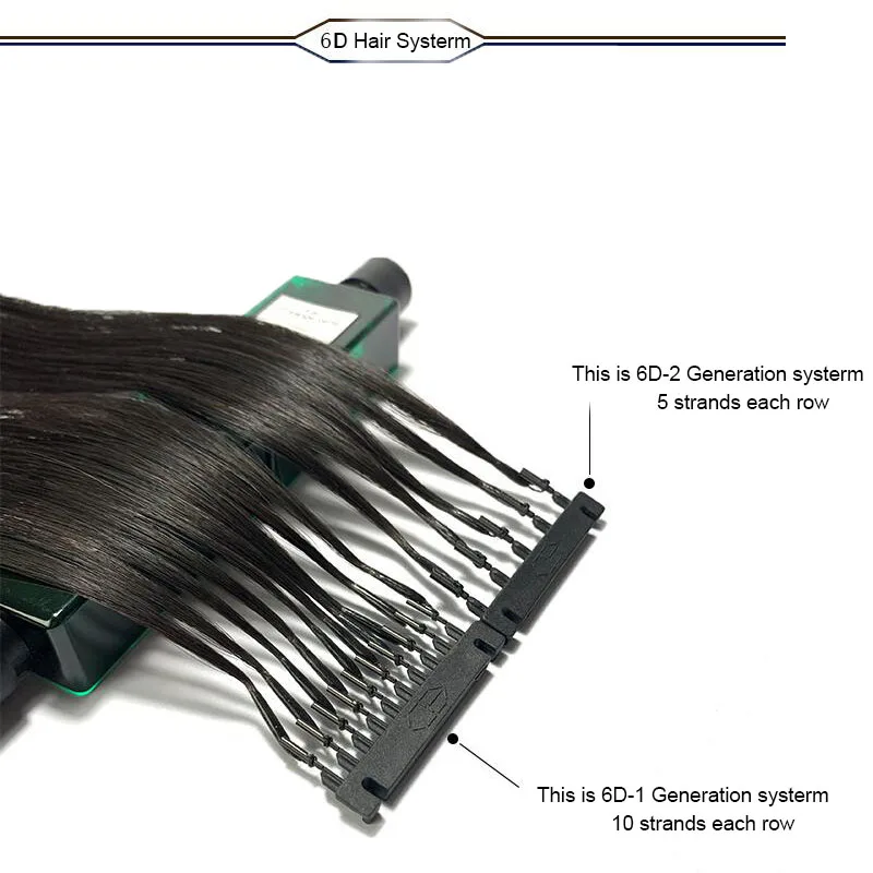 6D Hair Machine - Natural Indian Hair Extensions
