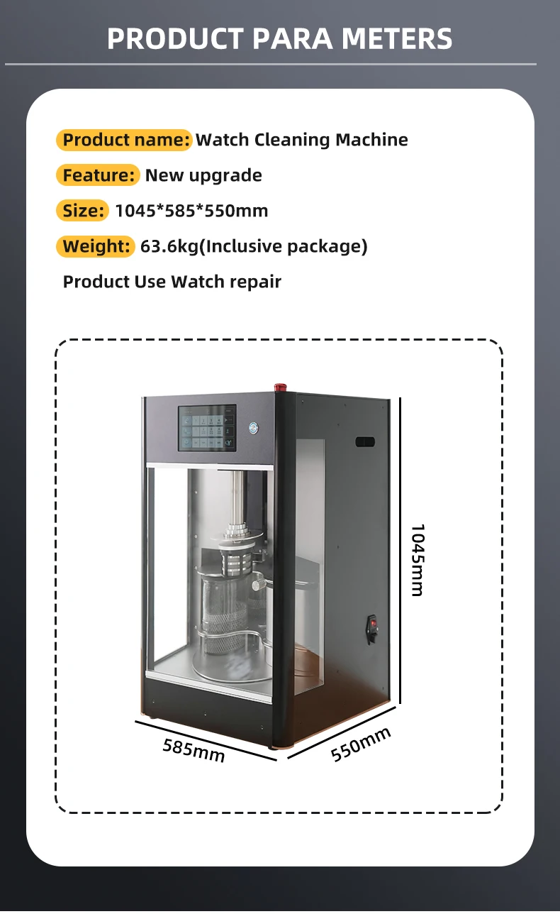 New Arrival Impetus Upgrade Professional Full-automatic Watch Cleaning ...