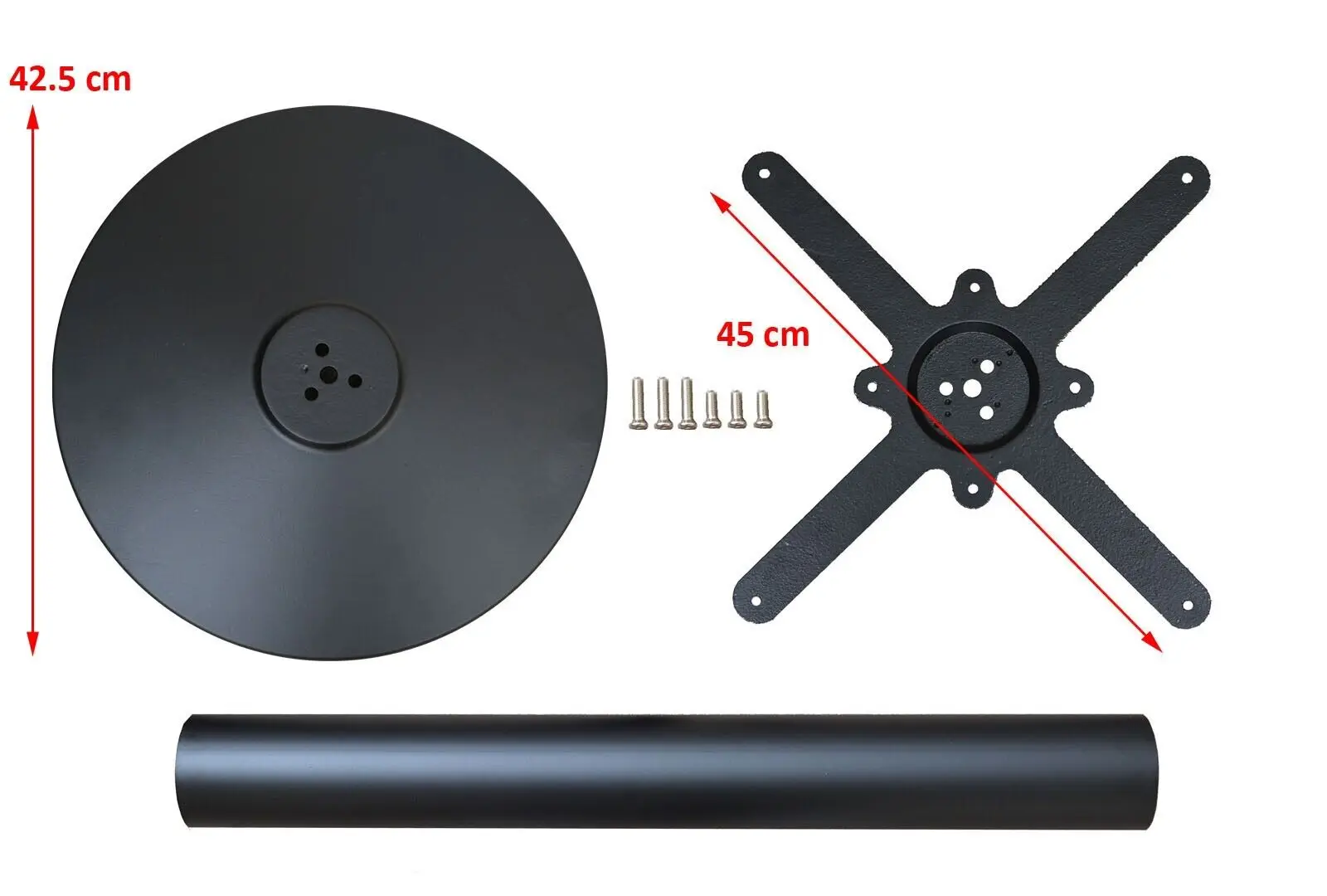 Dining Table Bases Metal Industrial Antique Bar High Kitchen Cast Iron ...