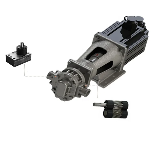 High pressure rotary gear pump powder machine motor driven metering ...