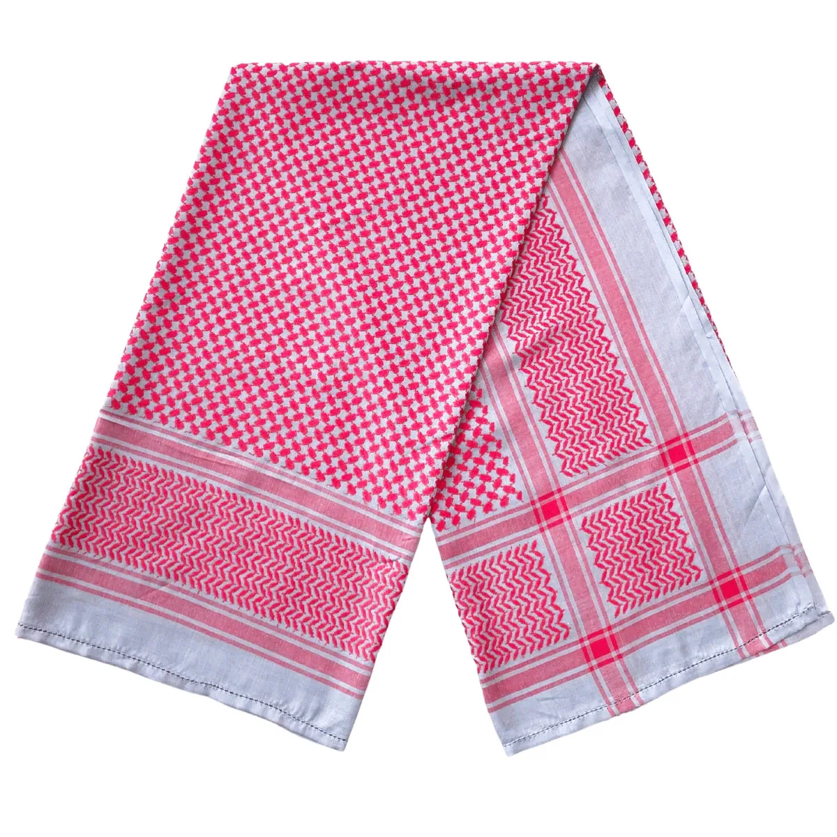 Saudi Palestine Keffiyeh Adult Red Shemagh Muslim Headwear