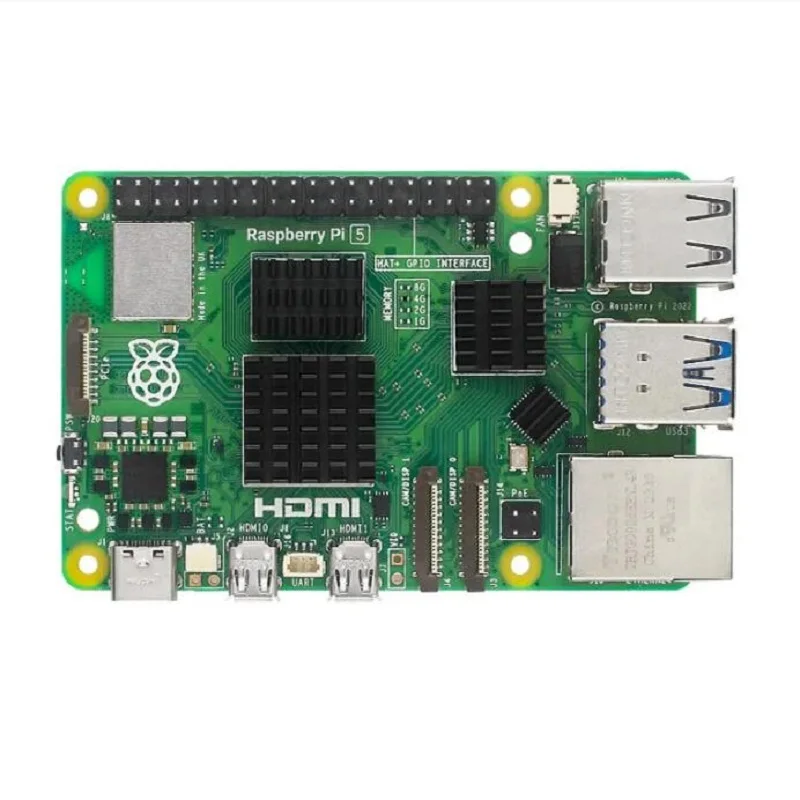 Raspberry Pi 5 Aluminum Heat Sink Set With Adhesive On The Back Design ...