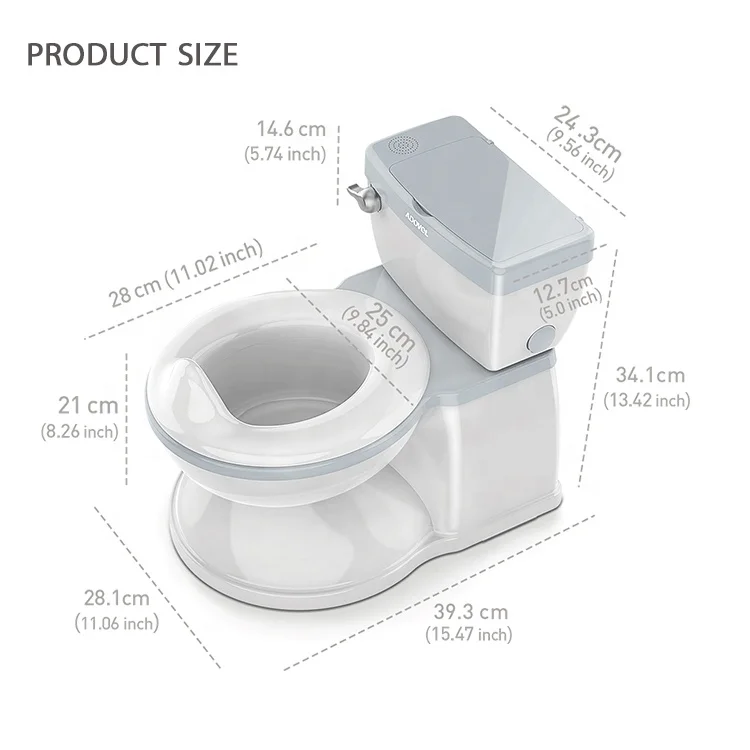 Eco-friendly Children's Training Toilet - Realistic Potty