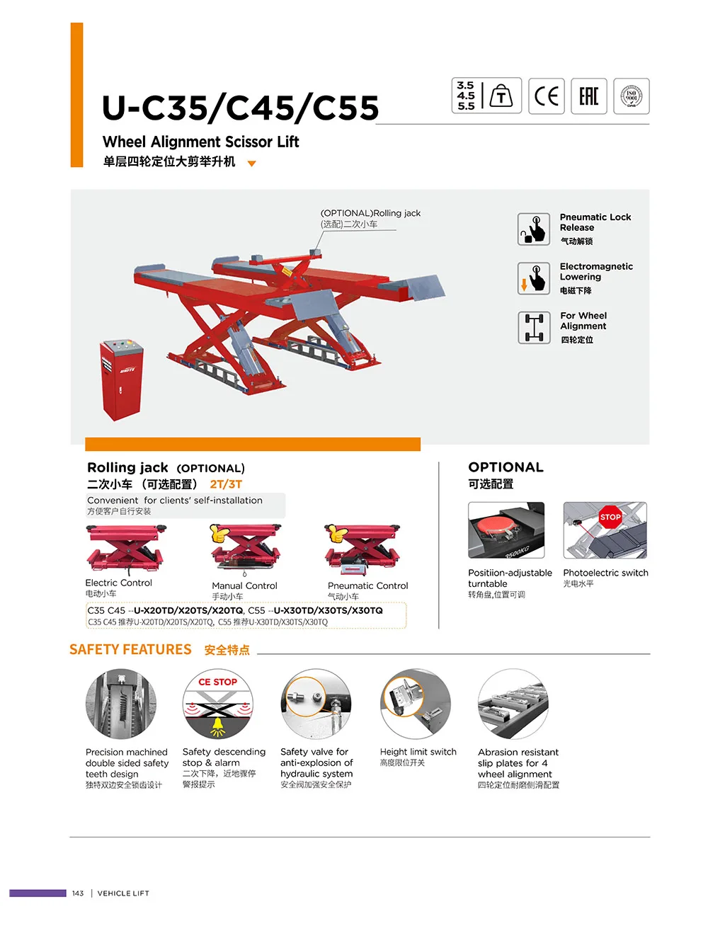 Wheel Alignment Scissor Car Lift Platform Auto Lift Hydraulic Car ...