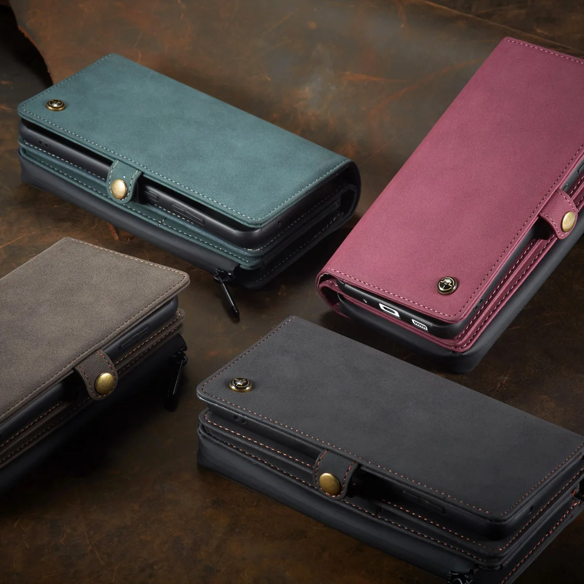 Phone Wallet Case Leather Phone Case Leather Wallet Floveme Business ...