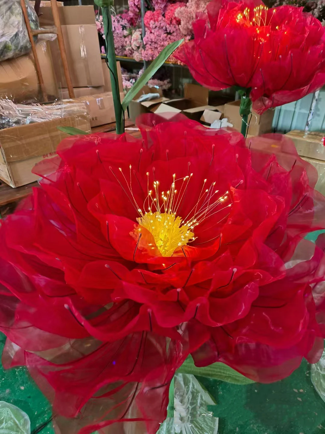 Elegant Automatic Opening & Closing Flowers for Display