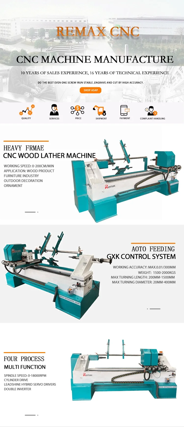 Remax 3d Cnc Router Woodworking Turning Signal Axises And Single Blade ...