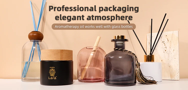 500ml Empty Glass Reed Diffuser Bottle clear Large Reed Diffuser Bottle ...