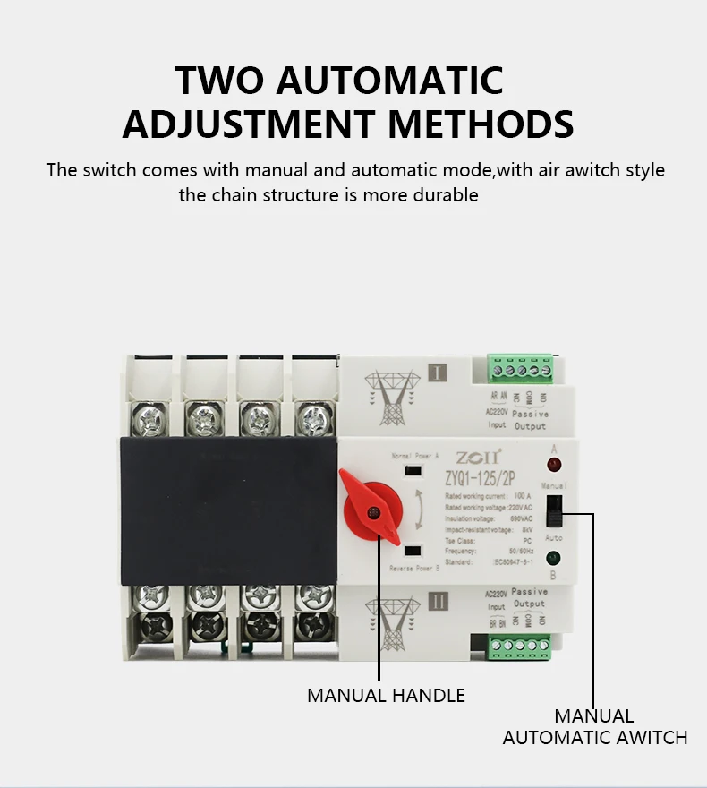 ZOII Generator Control Ats Module Inverter Dual Power Switches