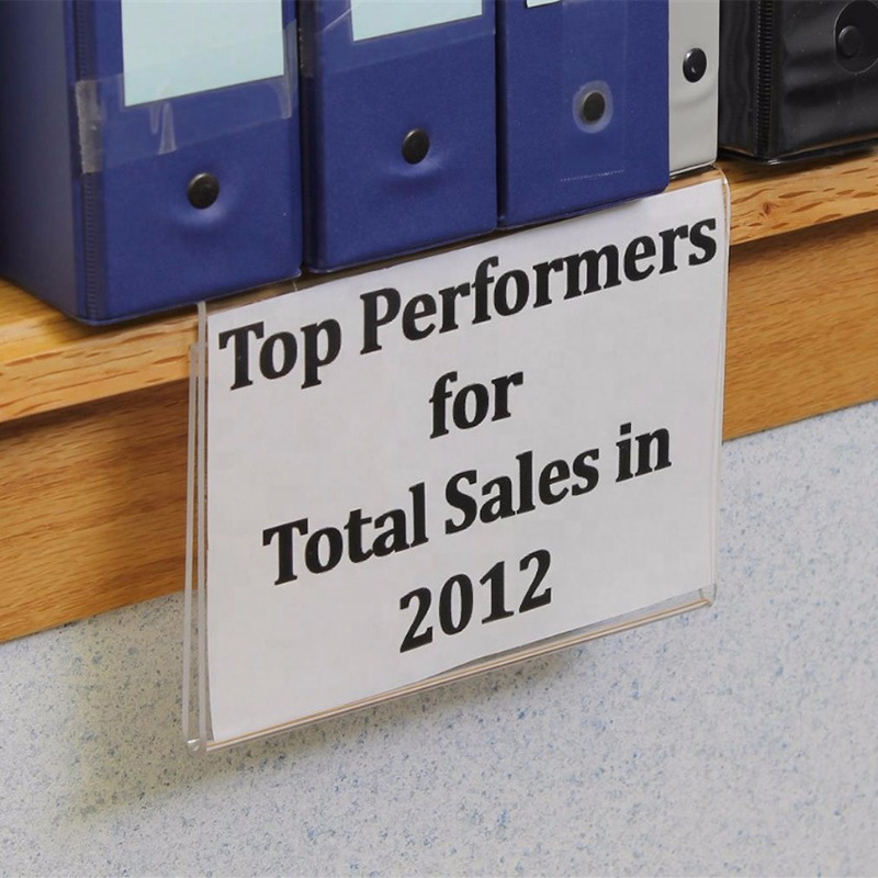 Acrylic Retail Shelf Talkers - Durable & Versatile Display