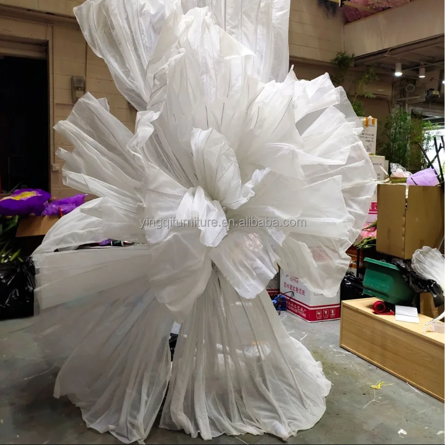 Luxury Handmade Giant Silk Art Installation for Wedding, Christmas ...