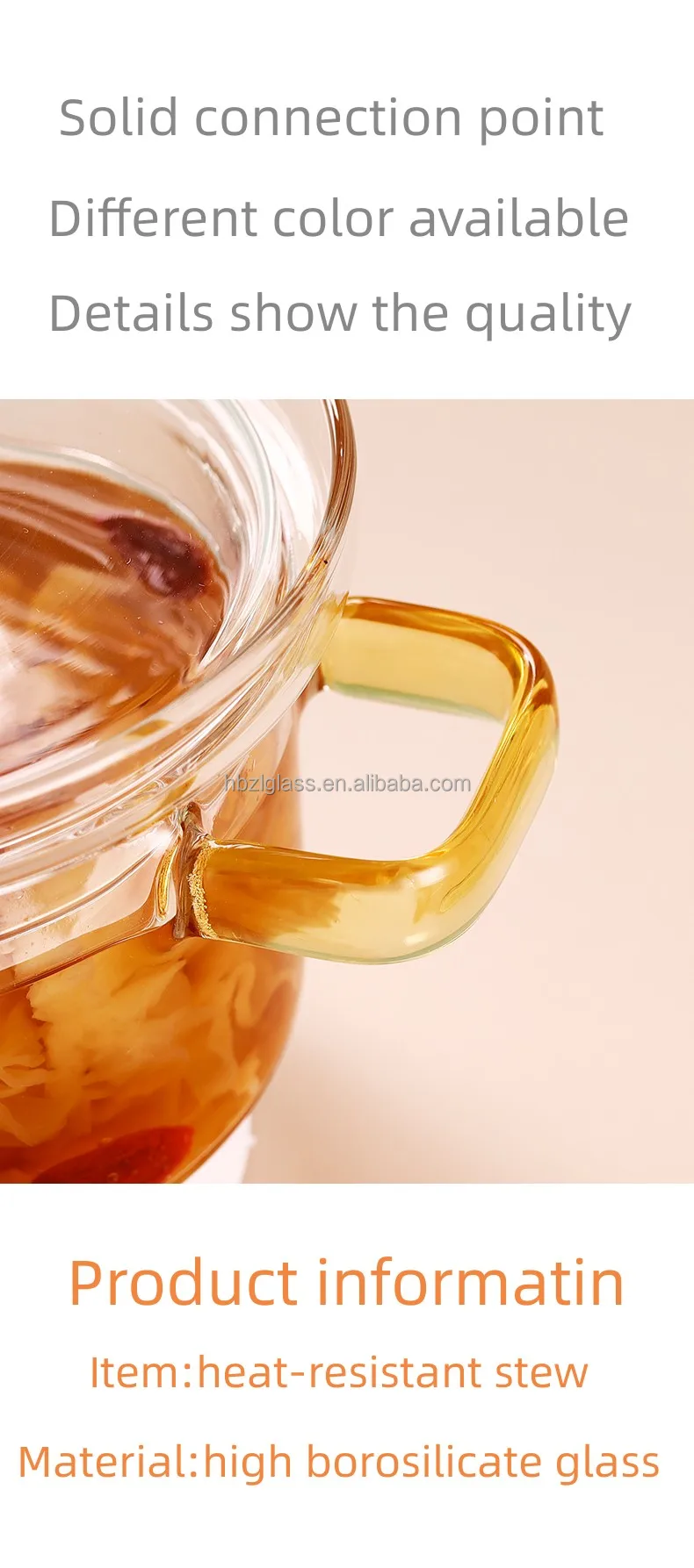 INS Korean Cookware Kitchen Glass Instant Noodle Pot Home Stock Pot ...