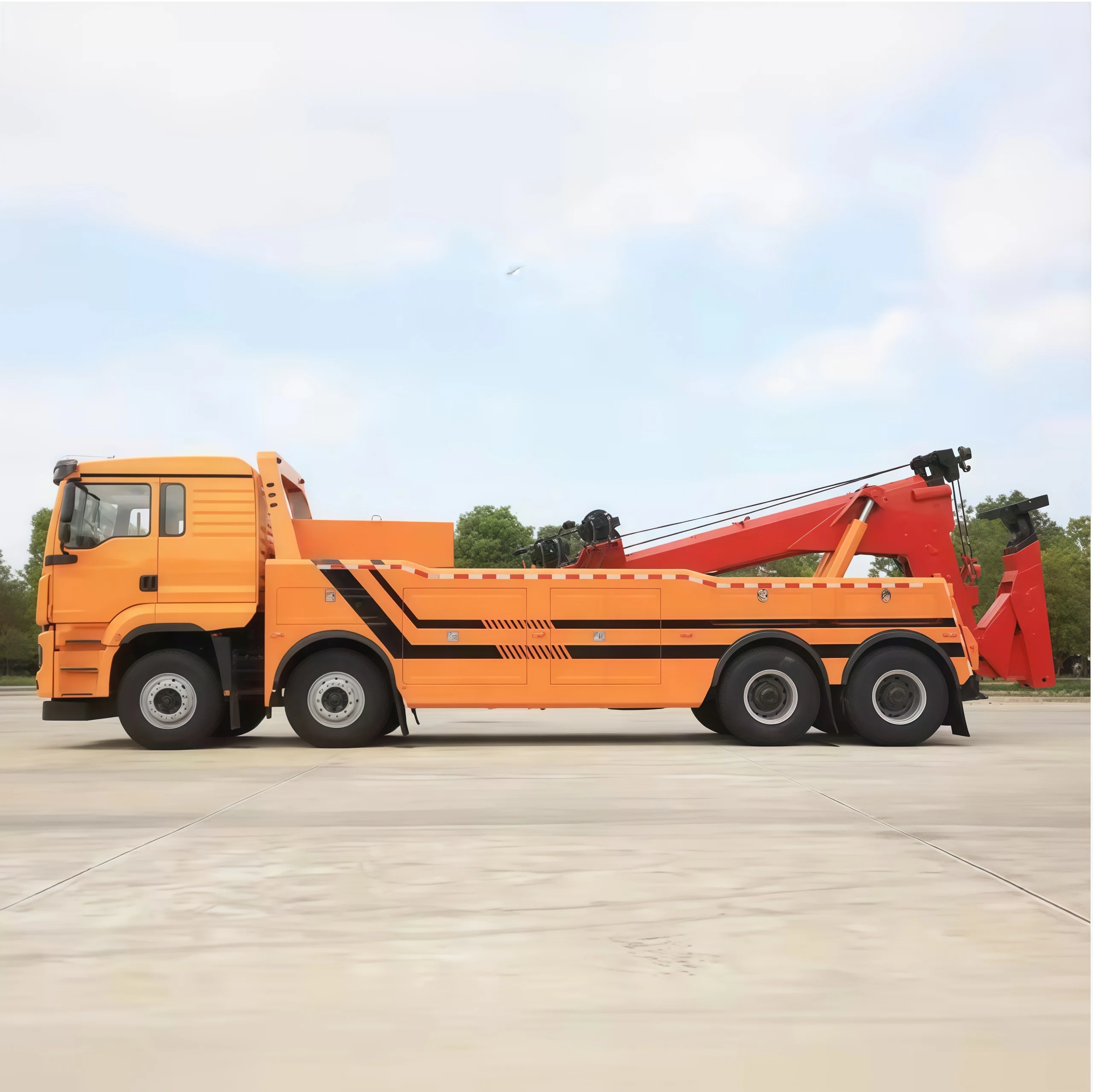 Shacman 8X4 25 Ton Heavy Duty Integrated Tow-Lift Wrecker Truck for ...