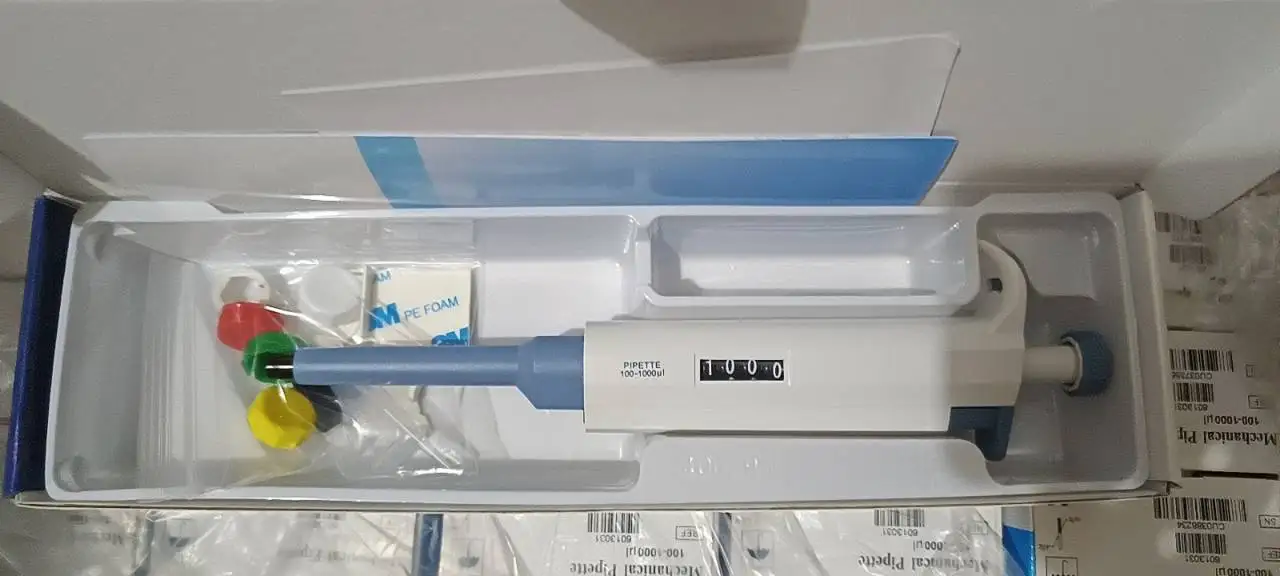 Laboratory Adjustable Pipette Plastic Table Linear Pipette Stand Rack ...