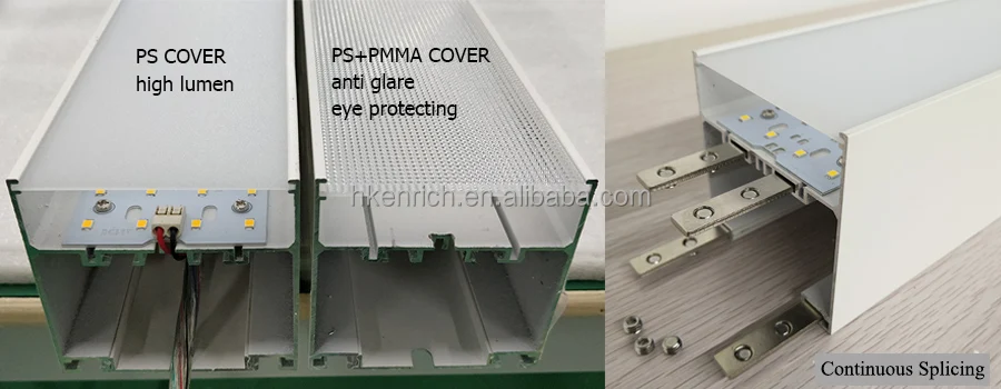 Aluminium Profile Square And Rectangular Led Linear Light For Lobby ...