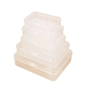 Custom Transparent Visible Pp Plastic Box Clear Storage Case For Organizing Small Parts ...