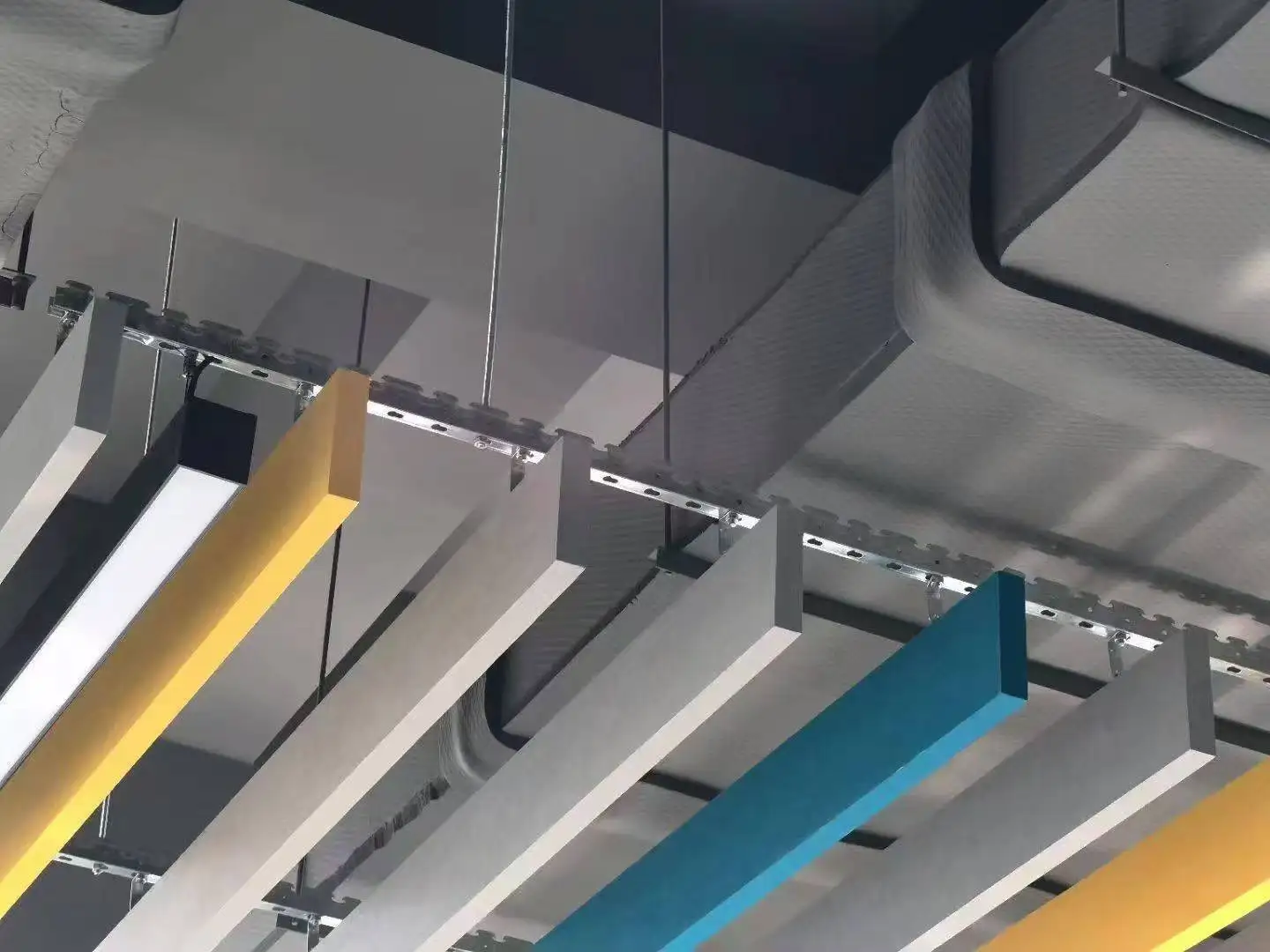 1200mm Circle Suspended Acoustic Ceiling Panels | Acoustical Baffles ...