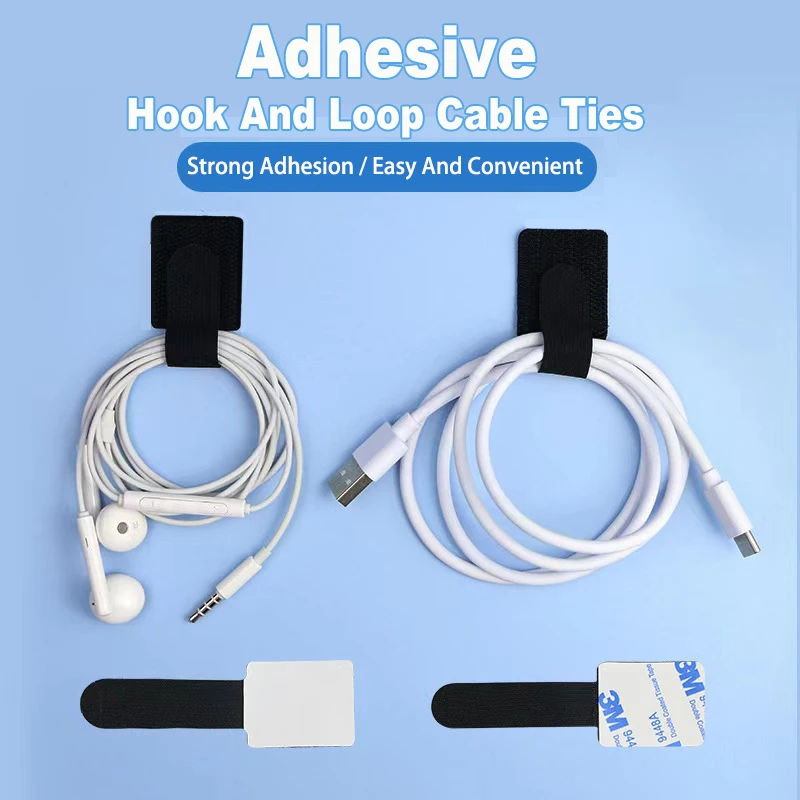 3m Self-adhesive Cable Organizer Data Cable Tie Household Corner ...