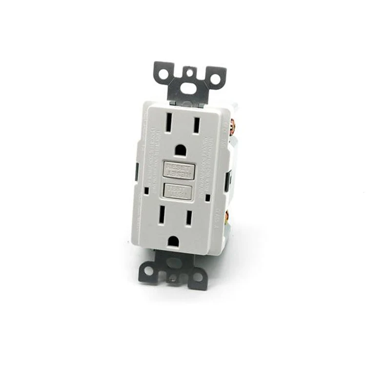 US Standard Wall Switch Socket 15-Amp 125V USB Outlet
