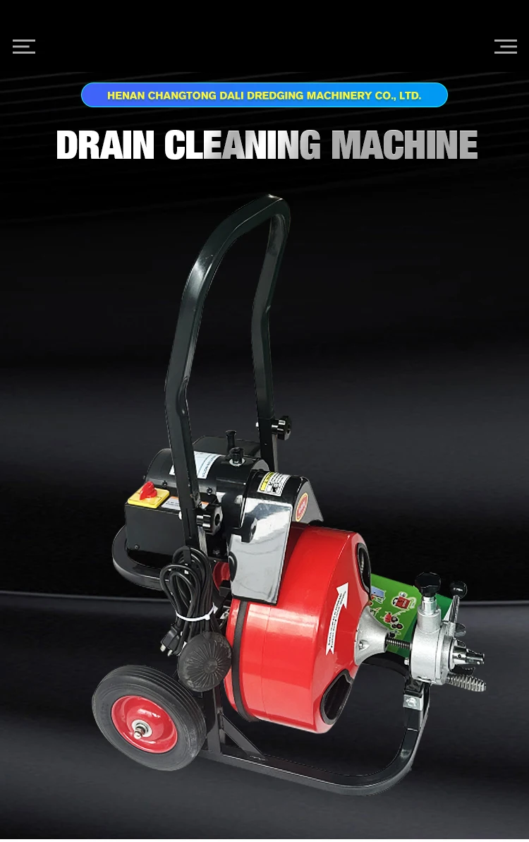 Pipe Cleaning Machine Waterproof High Power Electric Dredging Machine ...