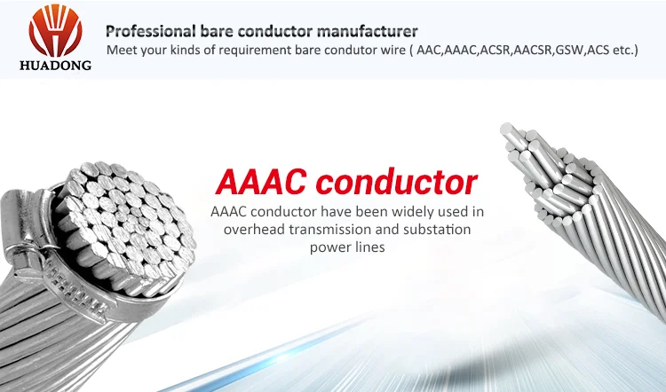 Overhead Bare All Aluminium Alloy Aaac Greeley Conductor - Buy Aaac ...