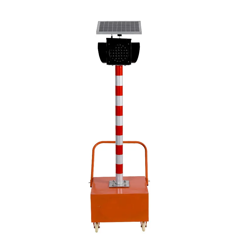 Portable Solar LED Traffic Lights - Durable & Efficient