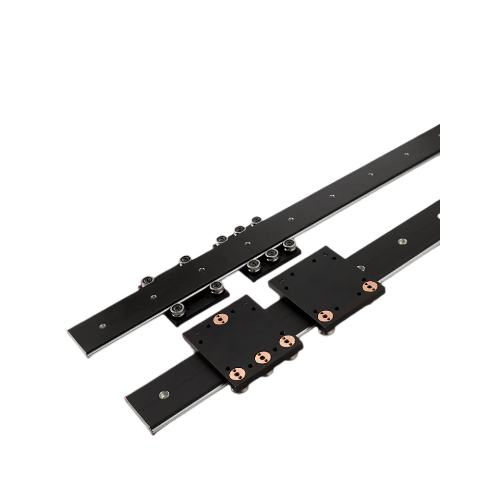 Aluminum Double Rod 8mm Dual-axis Linear Guide Track Roller Slider Bearing Lgb8 4 6 Wheels Lgd8 ...