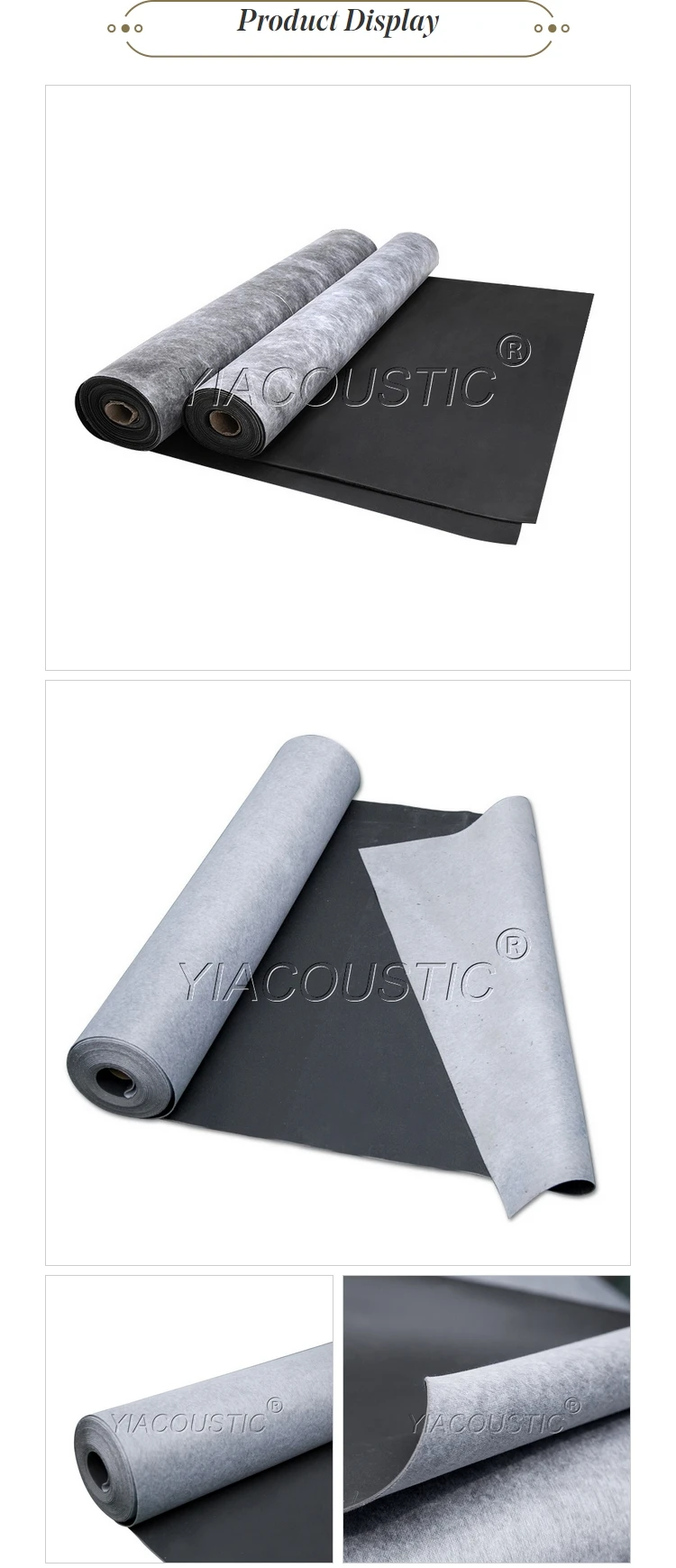 MLV Roll 1.2/2/3mm Acoustic Foam Insulation Soundproofing Deadening ...