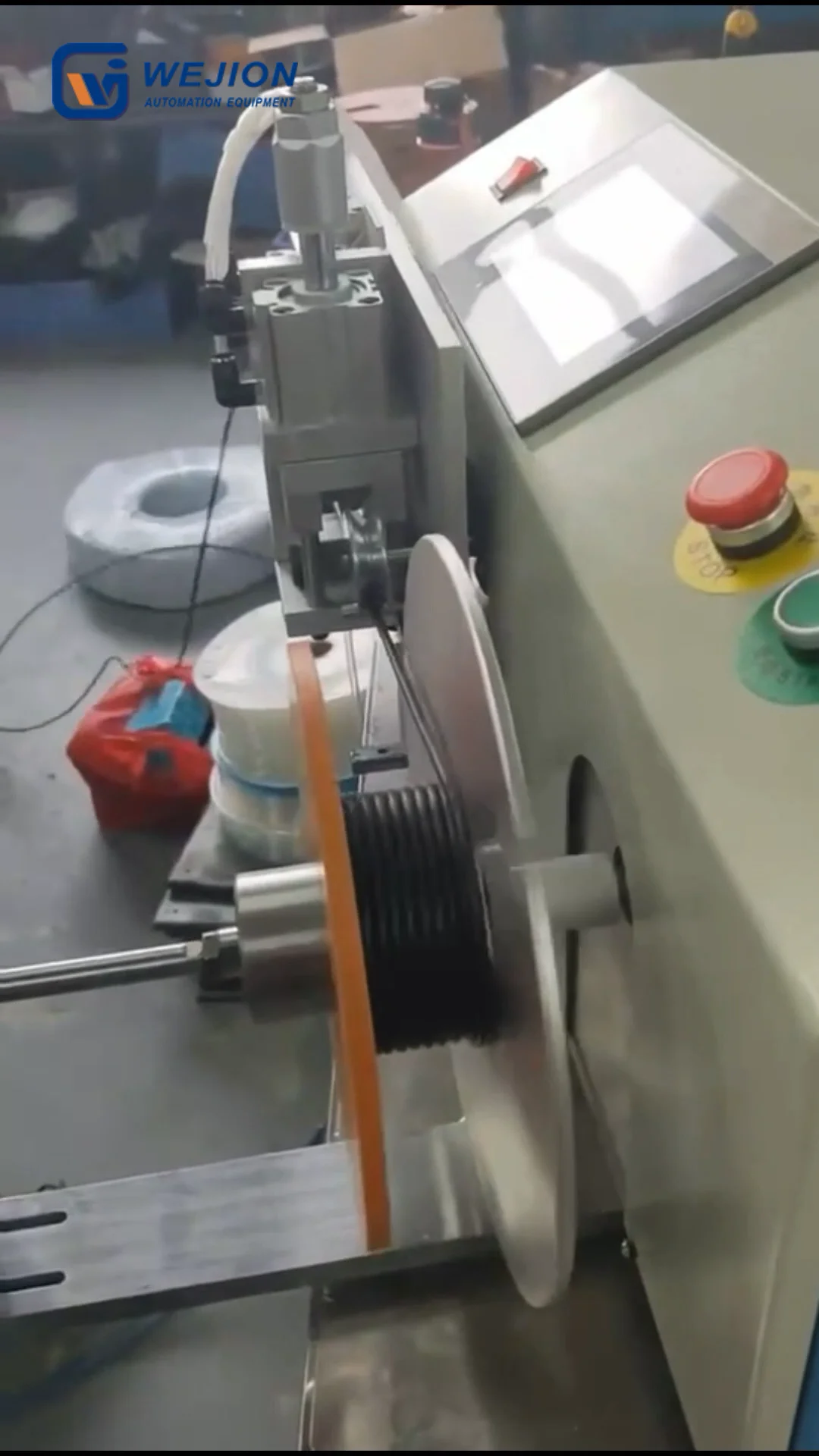 Wj4011 Automatic Cable Measuring Machine Wire Cutting Binding Tying ...