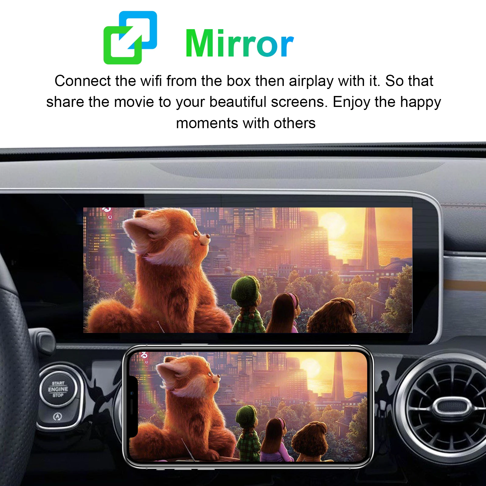 Oem Screen Upgrade Kit Decoder Box Carplay Android Auto Mirror Link For ...