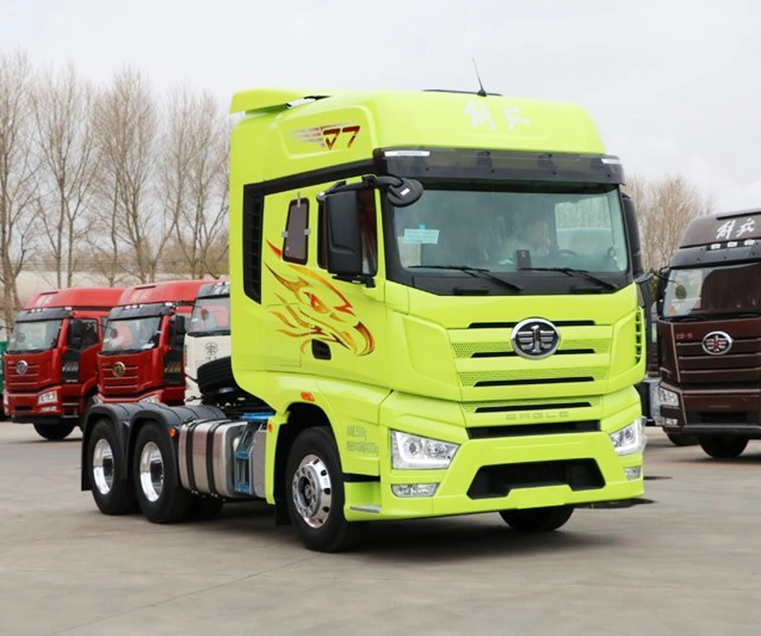 FAW Brand New Heavy Truck Engine Capacity Diesel Left Steering and Road ...