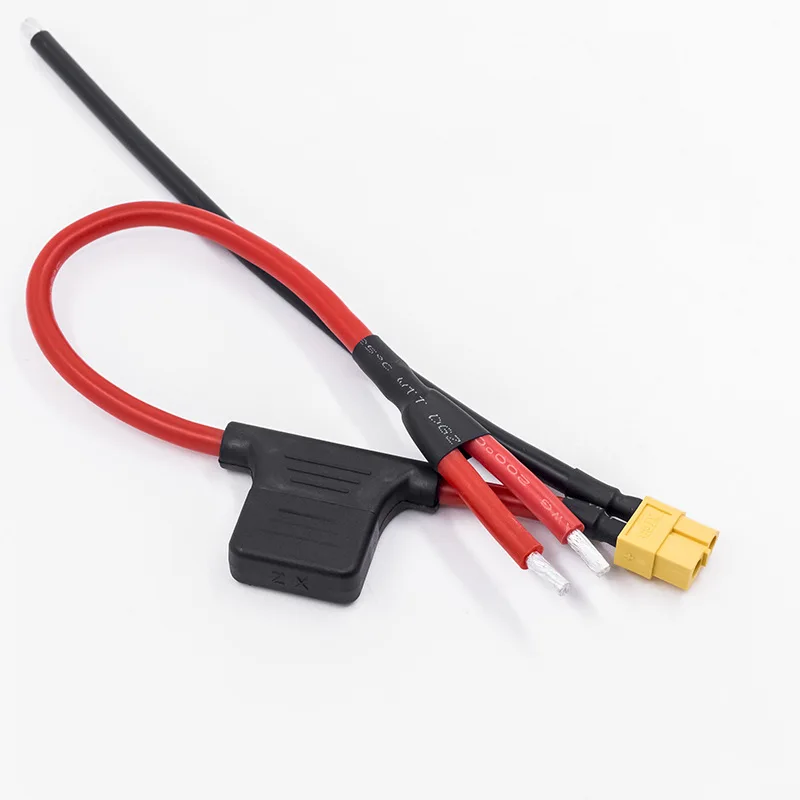 XT60U Connector Extension Cable with Waterproof Fuse Holder