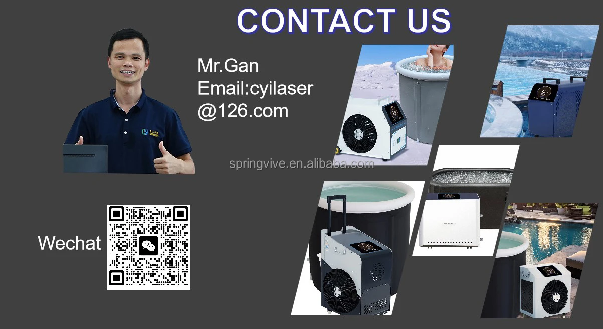 Outdoor Portable Waterproof Ice Bath Chiller Machine