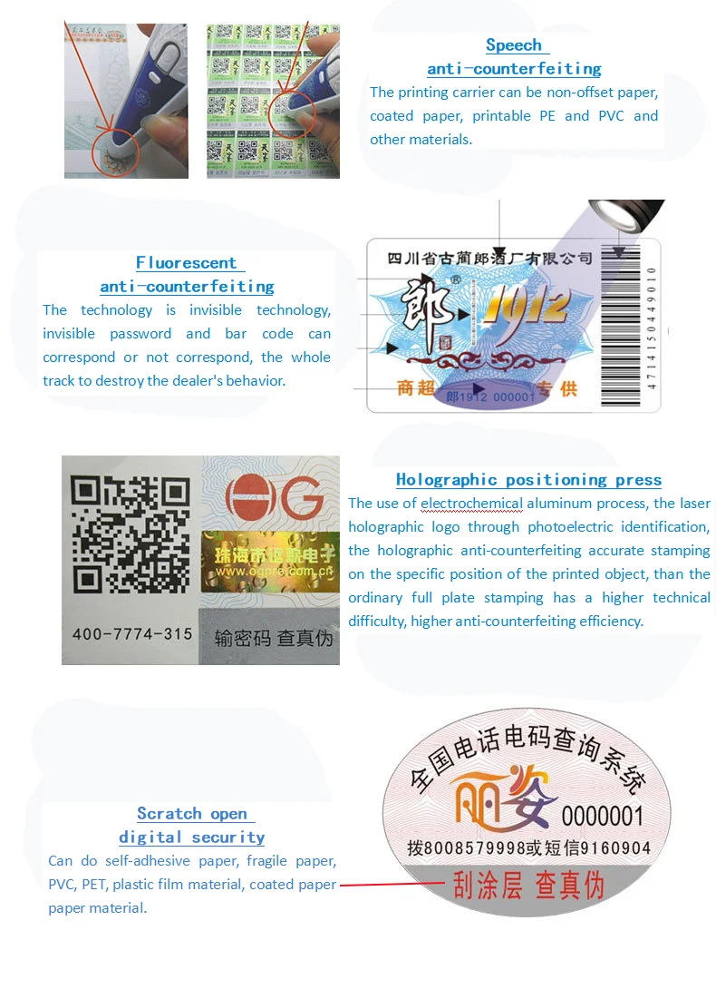 Laser 3d Hologram Tamper Proof Secure Label Sticker - Buy Hologram ...