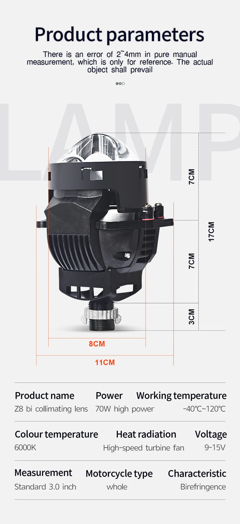 Automotive Bi Led Lenses 3 Inch Dual Laser H4 H7 Lens Headlights ...