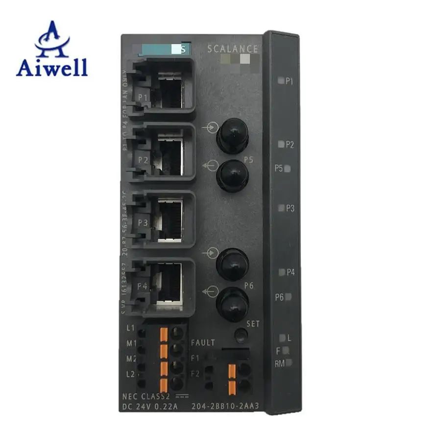 Siemens Scalance X204-2 Simatic Net Industrial Ethernet Switch 6gk5204 ...