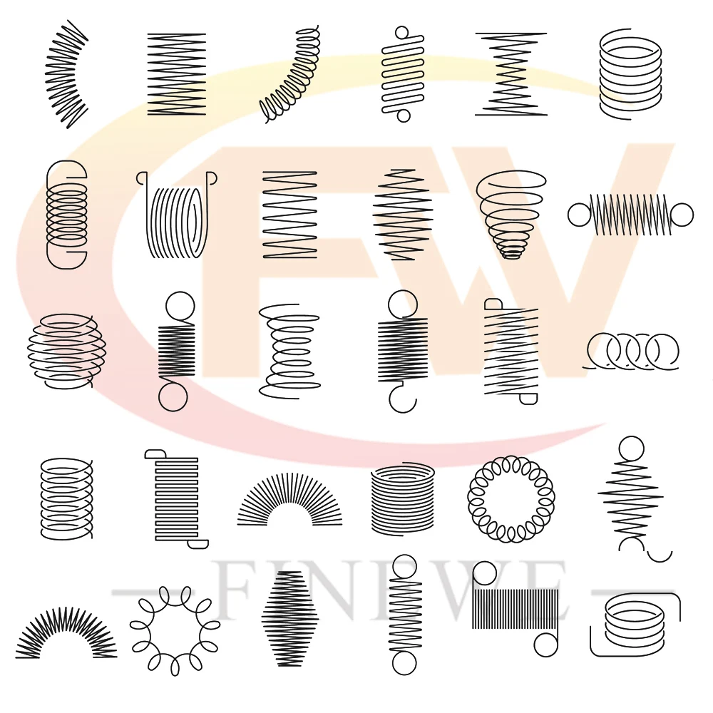 Free Samples OEM Custom Spiral Stainless Steel Wire Forming Bending Springs